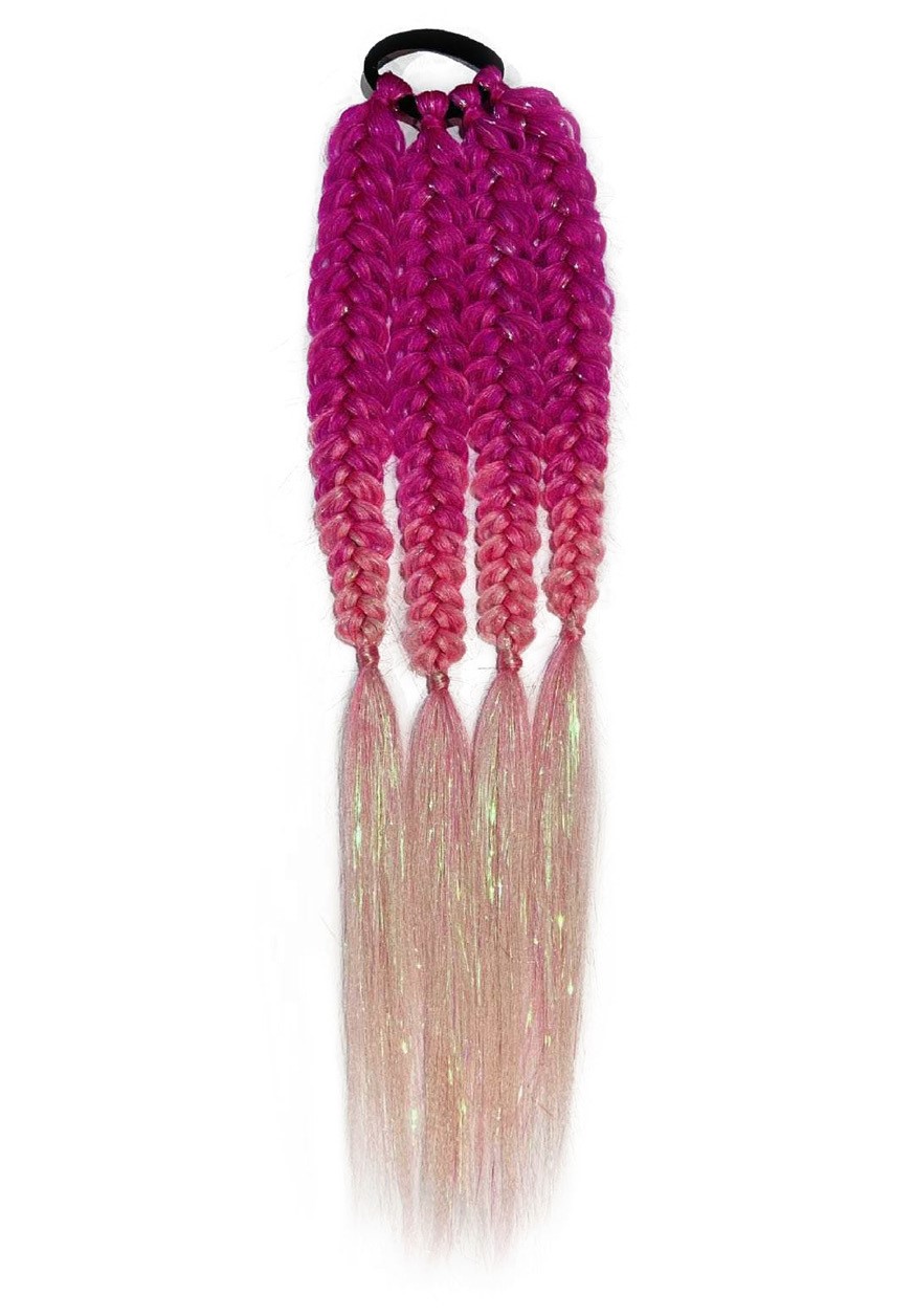 Mermaid Braid 45cm - Pink Ombre - Miss Majesty